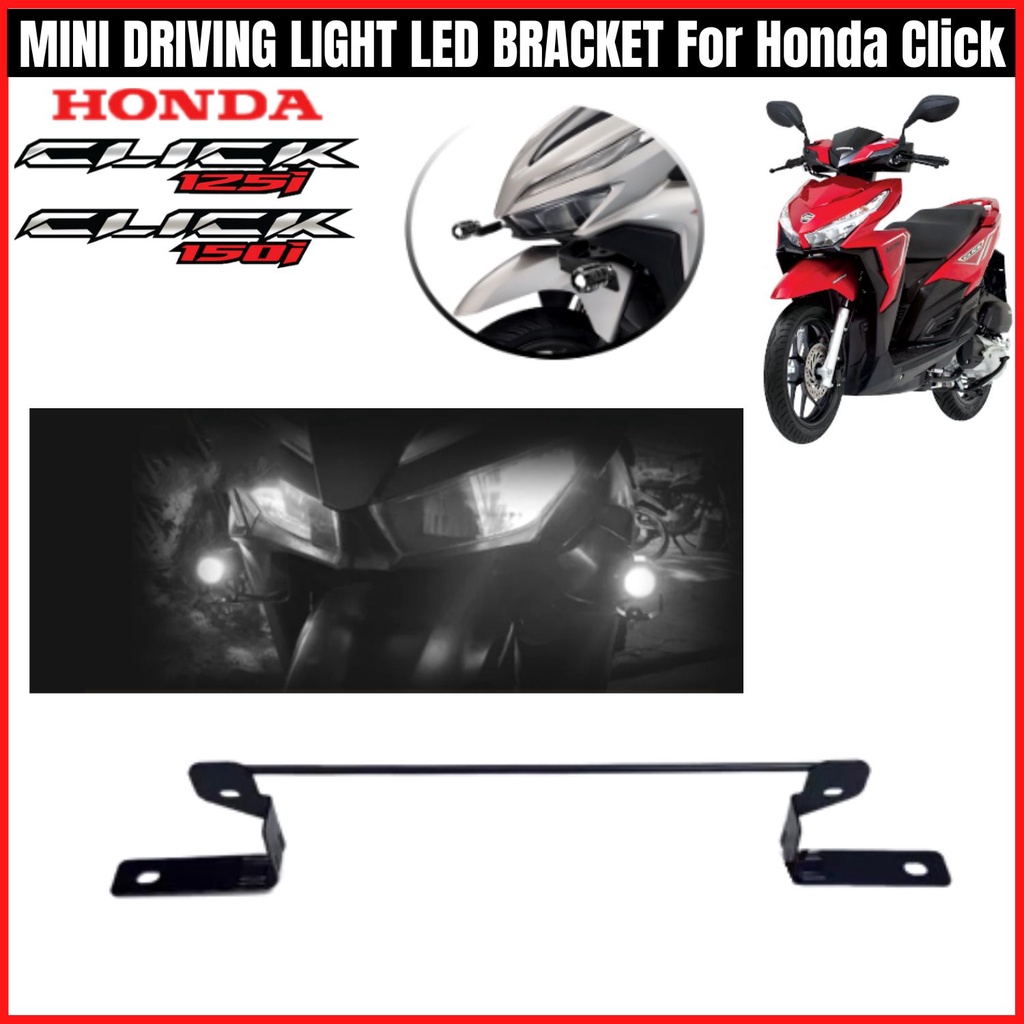 AHIM-105 Honda Click 125i / Click150i MINI DRIVING LIGHT LED BRACKET ...