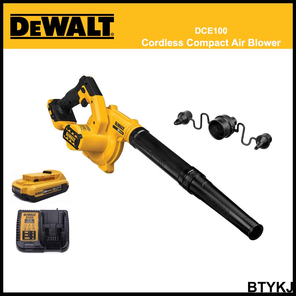 DEWALT DCE100B 20V MAX* Compact Jobsite Blower Dust Vacuum Cleaner ...