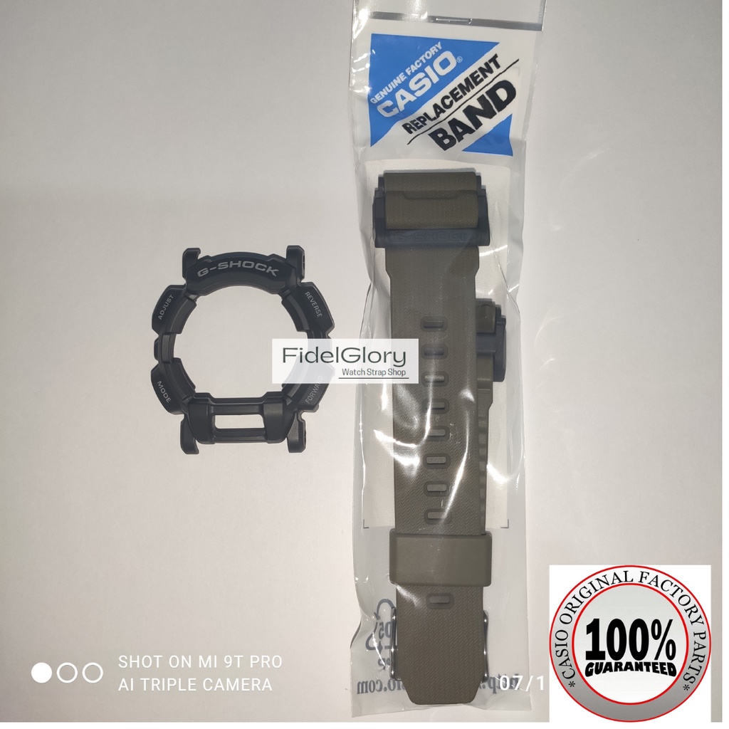 Original G-Shock GD-400 Army / Sand Green bezel and strap set sold by ...