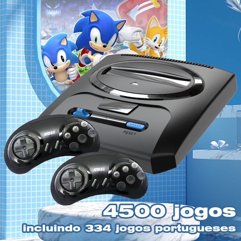 Retro Video Game Console With Wireless Connection For Sega Mega Drive ...