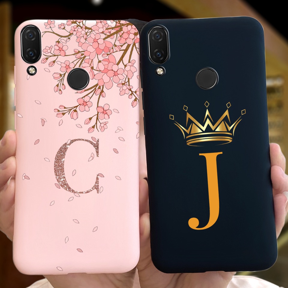 Huawei INE-LX2 Nova 3i Case Fashion Style Crown Letter Silicone Casing ...