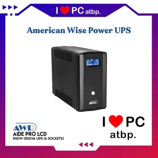 AWP Aide Pro LCD 900W-1500VA UPS with AVR Uninterruptible Power Supply ...