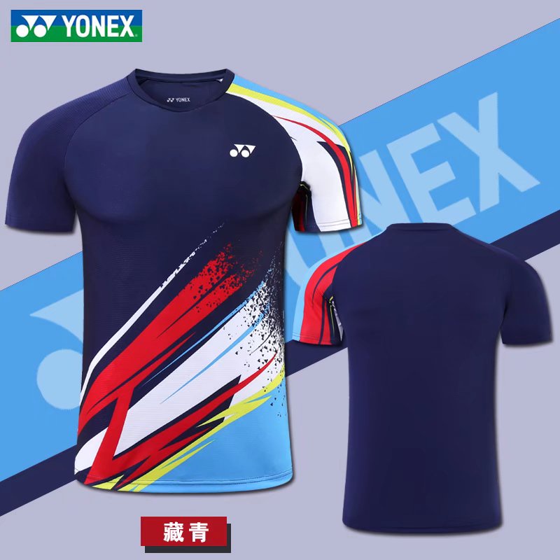 Top High 060A# Yonex Badminton Jersey Men's Sportswear Short Sleeve ...