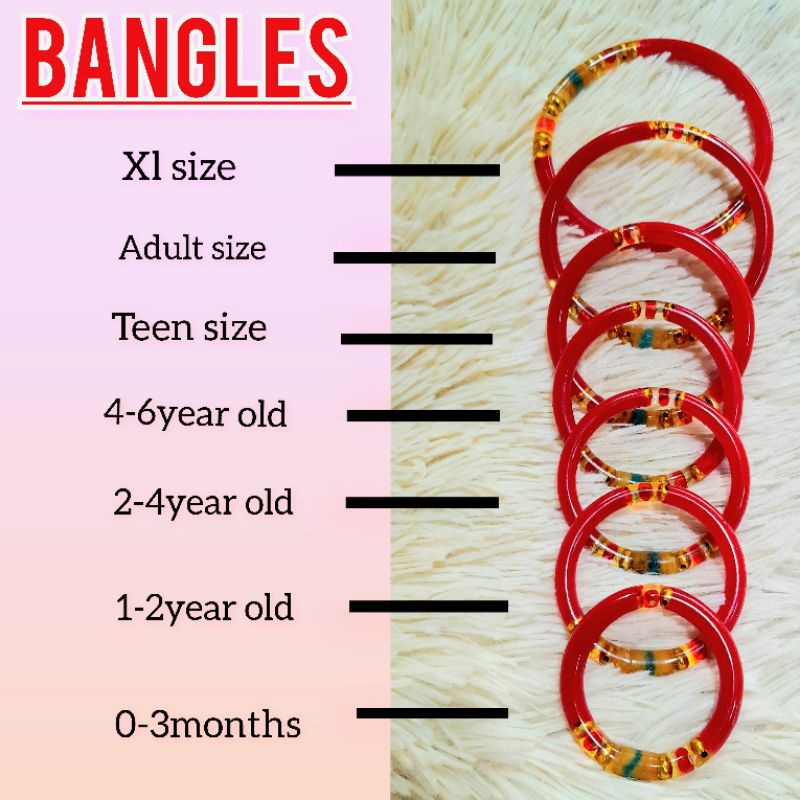 RED Kontra Usog/Anti Usog Bangles for Babies and Adult | Shopee Philippines