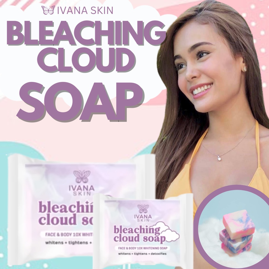 IVANA SKIN BLEACHING CLOUD SOAP | BRIGHTENING | MICRO PEELING ...
