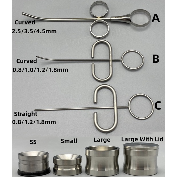 Dental MTA Plugger Cement Refill Root Canal Implant Mixing Bone Powder ...