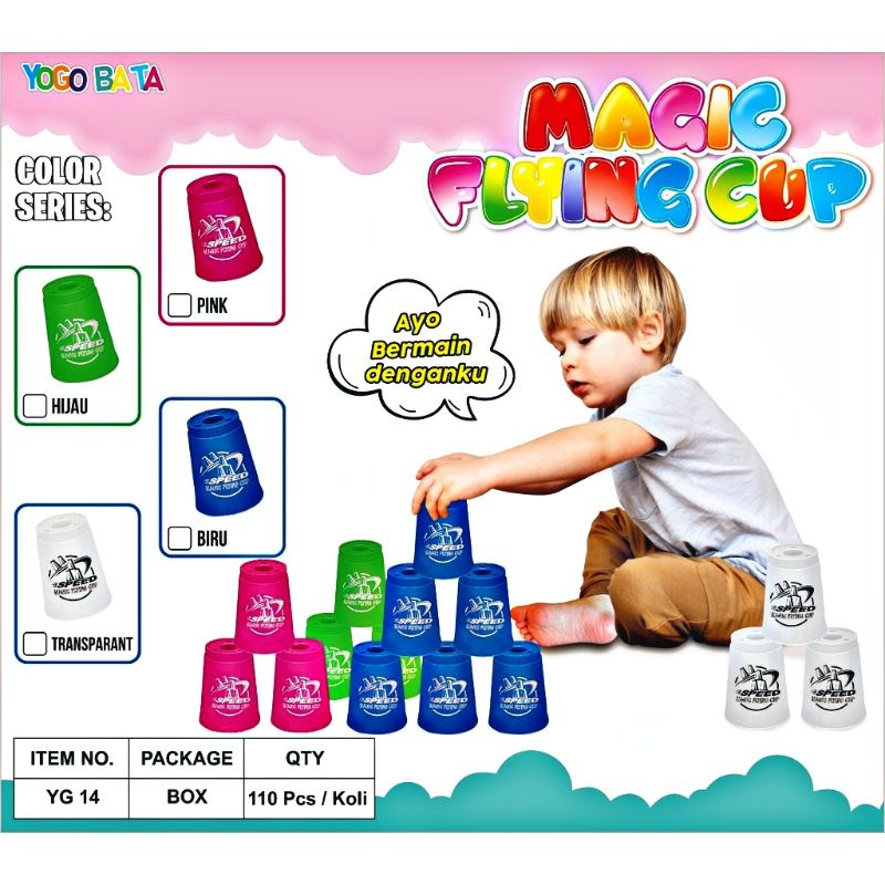 Yg 14th Educational Children's Toys MAGIC FLYING CUP (DUS)/Children's ...