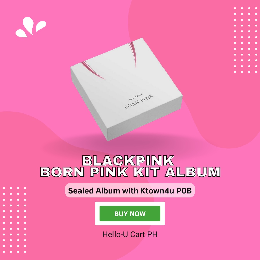 BLACKPINK 2nd ALBUM [BORN PINK] KiT ALBUM (Ktown4u) | Shopee Philippines