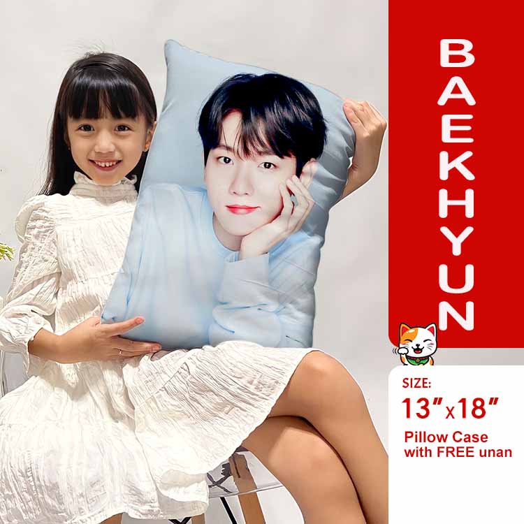 EXO merch BAEKHYUN pillow big size 13x18 inches with FREE face mask ...