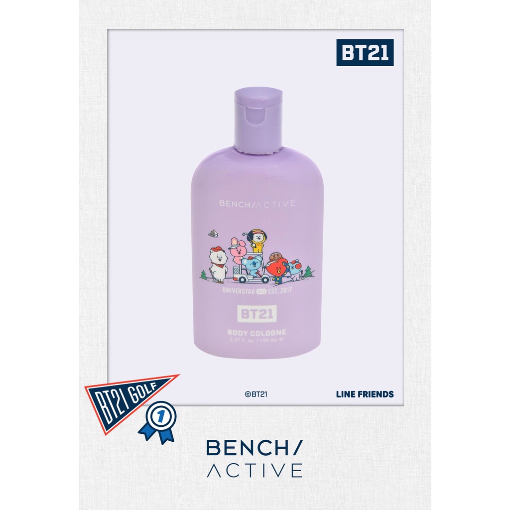 CQB0150H - BENCH/ Active BT21 Body Cologne - BT21 150ml | Shopee ...