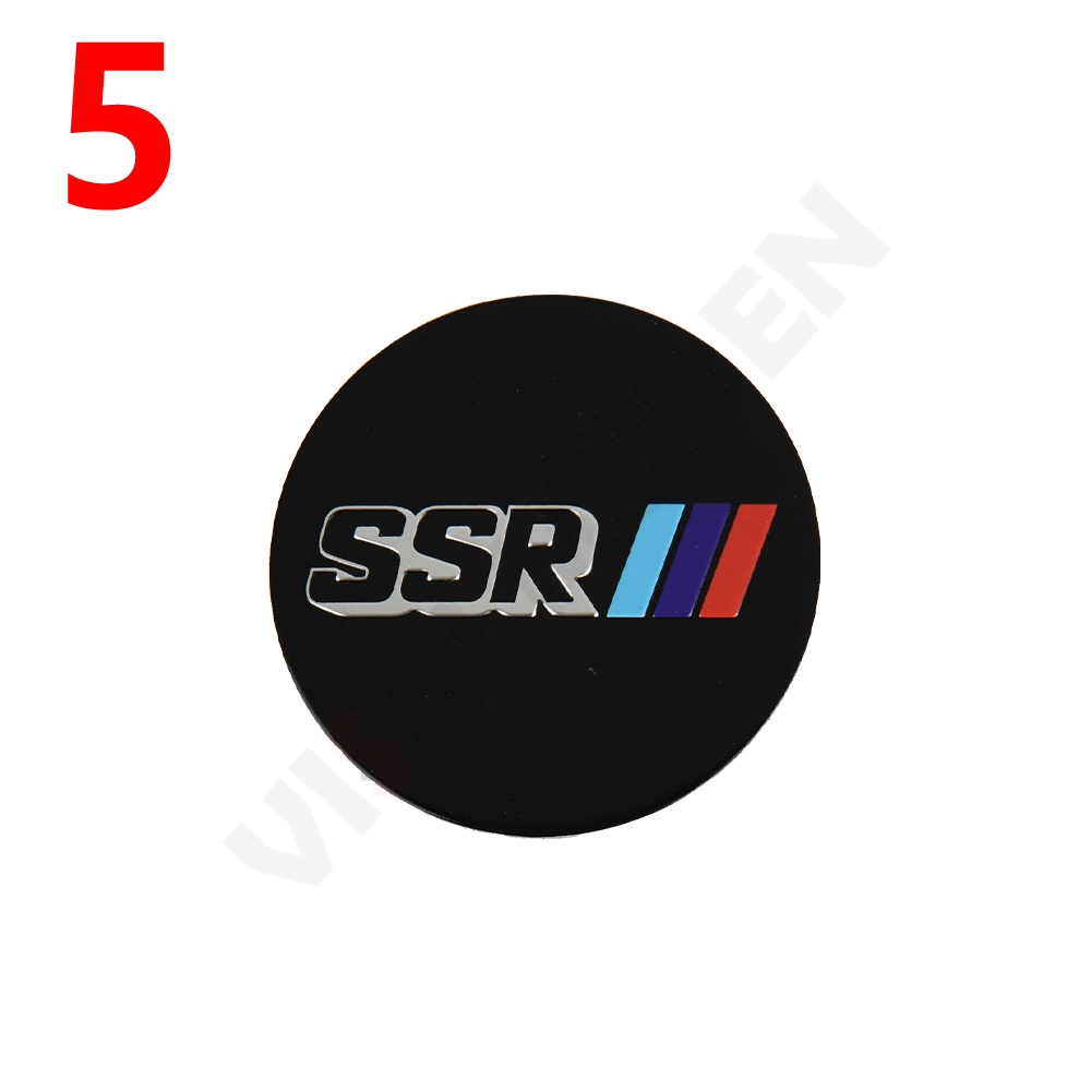 4PCS 45MM & 50MM Stickers XXR SSR Racing Center Rim Cap Sticker WORK ...