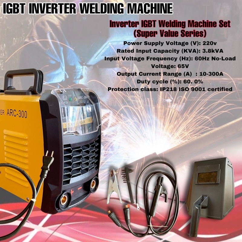 IGBT YAMATO DIGITAL INVERTER DC WELDING MACHINE SET VALUE SERIES 300A ...