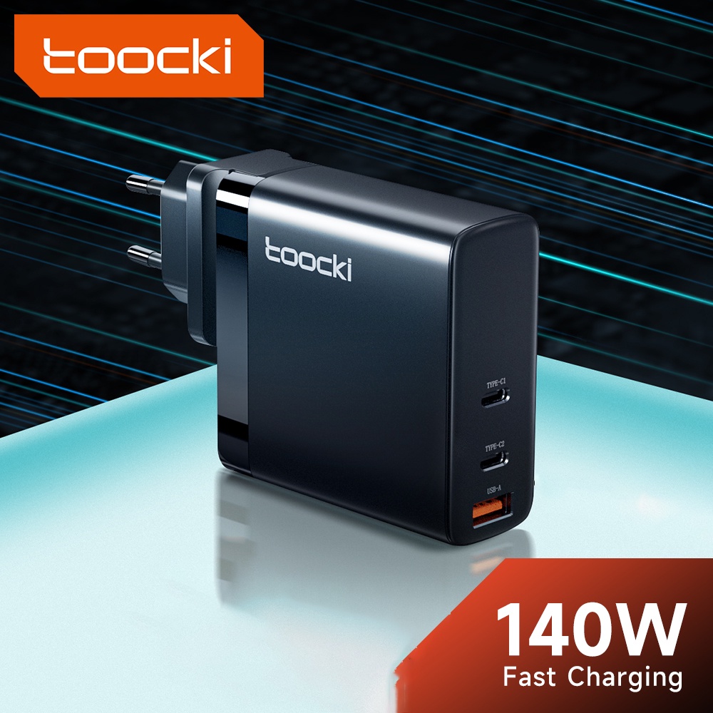 Toocki 140W GaN Charger USB Type C PD3.1 Fast Charger Quick Charge 4.0 ...
