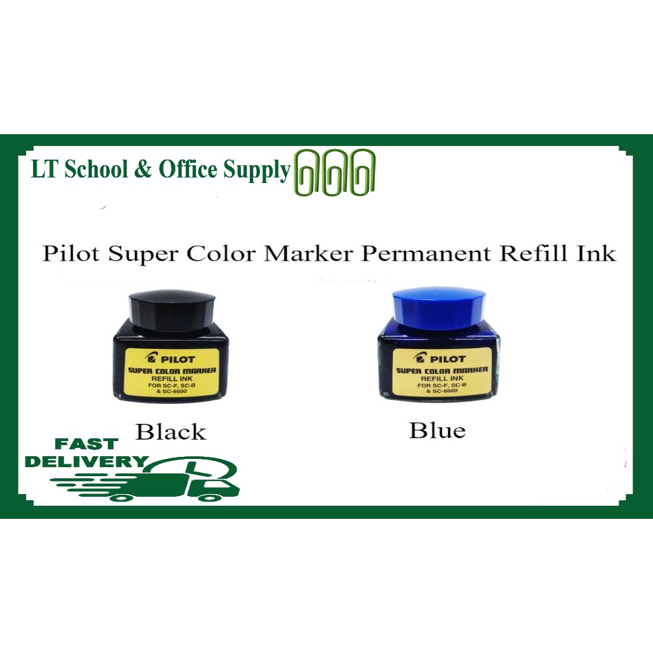 PILOT PERMANENT MARKER INK REFILL 30ml | Shopee Philippines