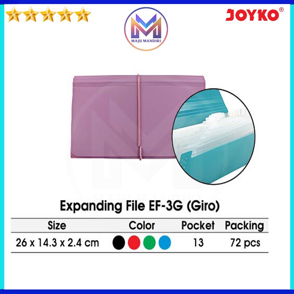 Plastic Map Expanding File Giro - Check -Letter/Wallet Organizer Folder ...