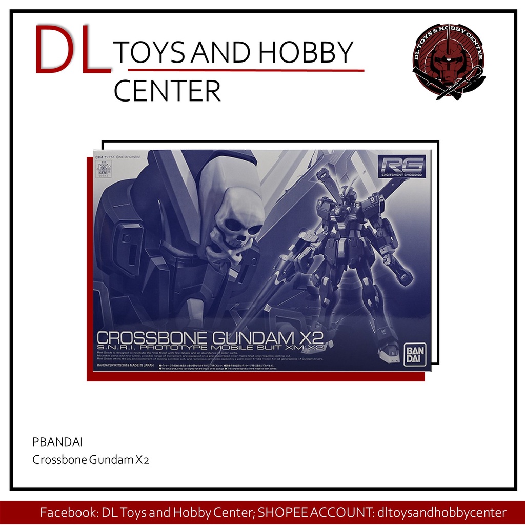 PBANDAI 1/144 RG Crossbone Gundam X2(DL Toys and Hobby Center) | Shopee ...