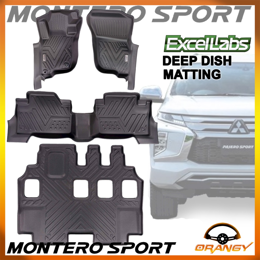 Mitsubishi Montero Sport 2009 to 2025 OEM / EXCELLENT Deep Dish Matting ...