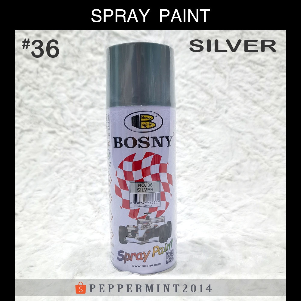 SILVER Wholesale Original Authentic Bosny 100% Pure Acrylic Spray Paint ...