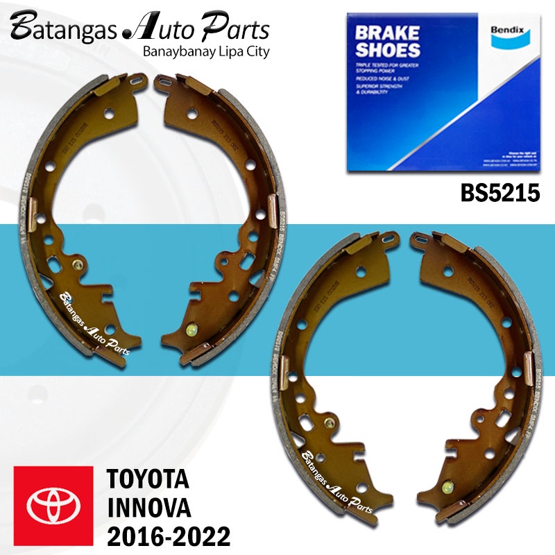 BENDIX BRAKE SHOE TOYOTA INNOVA 2016-2022 1SET 4PCS 5215 | Shopee ...