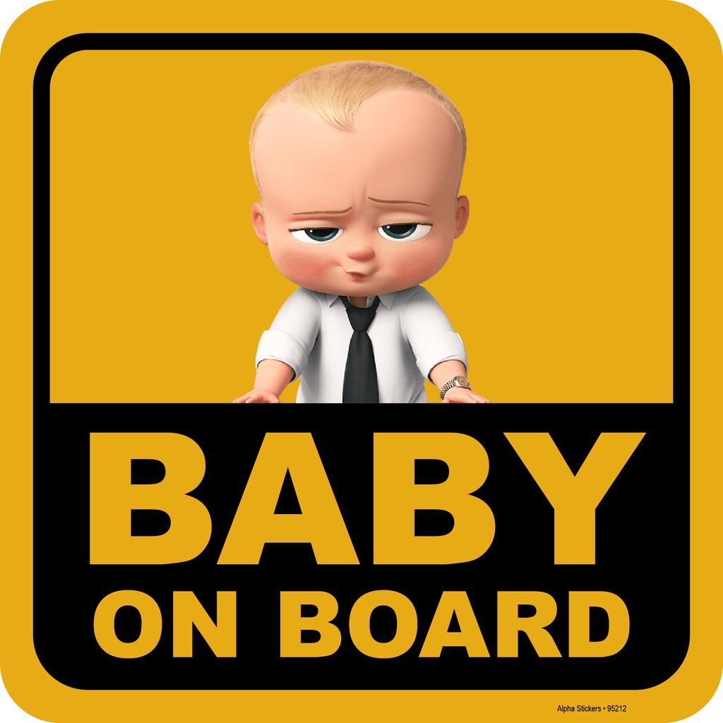 Baby on Board Sign Car Vinyl Sticker Size - 6 inches | Shopee Philippines