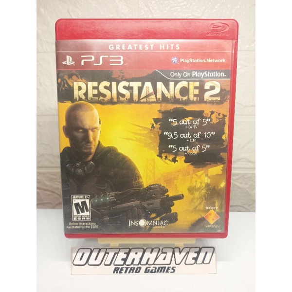 PS3 Resistance 2 R1 (Greatest Hits Edition) | Shopee Philippines