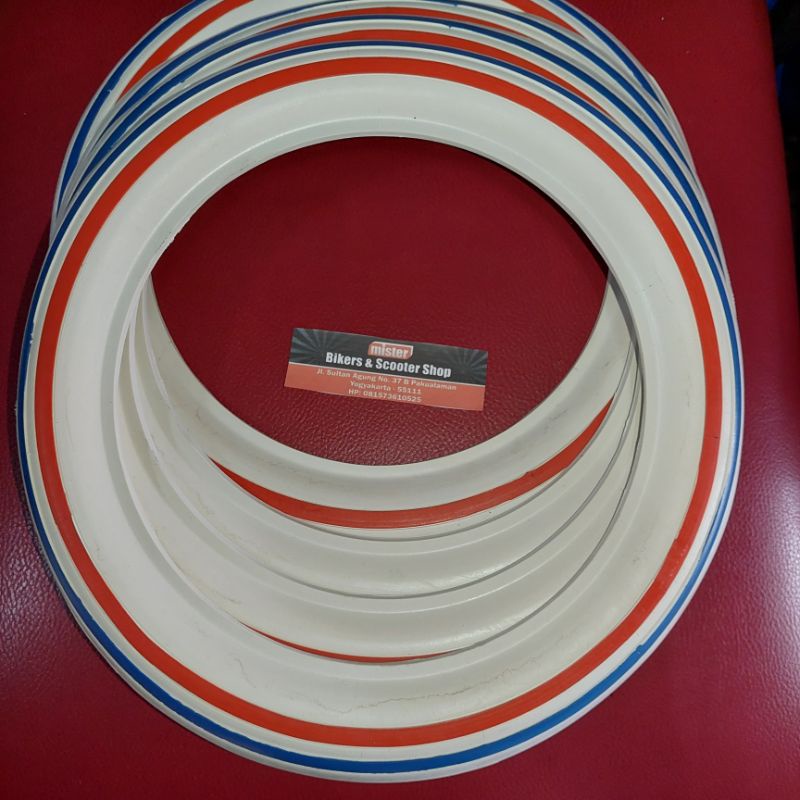 White Wall / Old Year Vespa Tire Trim Ring 8" | Shopee Philippines