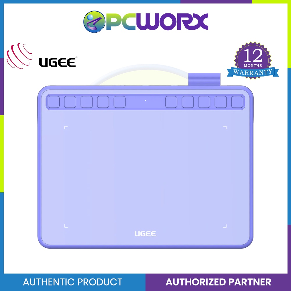 Ugee S640 Portable Drawing Tablet with 10 Shortcut Keys, 6.5x4 inch ...