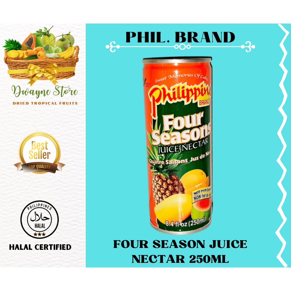 FOUR SEASON JUICE NECTAR 250ML , PHILIPPINE BRAND | Shopee Philippines