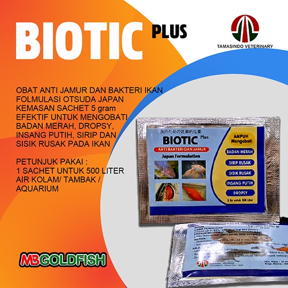 Biotic Plus 5gr Biotik Anti-Bacterial and Fungal Medicine for ...