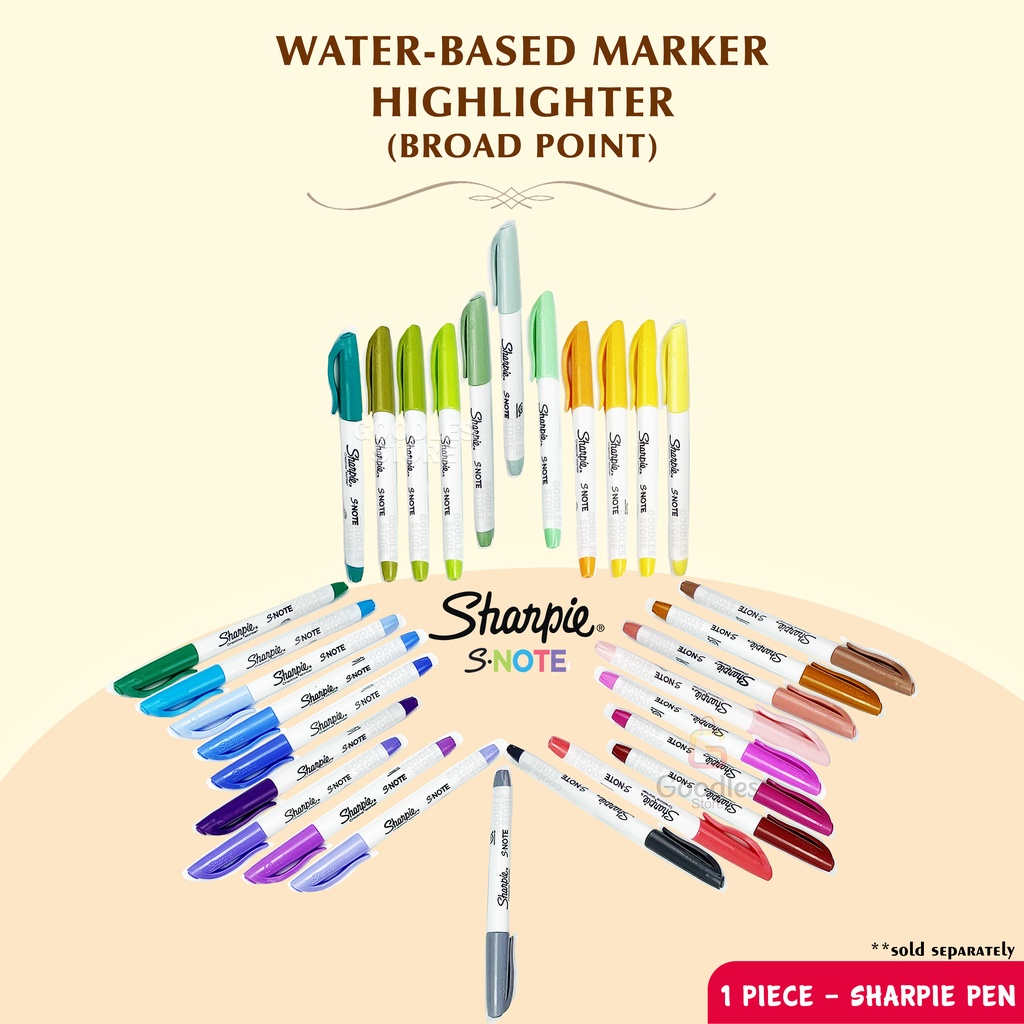 Sharpie S-Note Creative Marker Sharpie Color Marker Pastel Color Marker ...