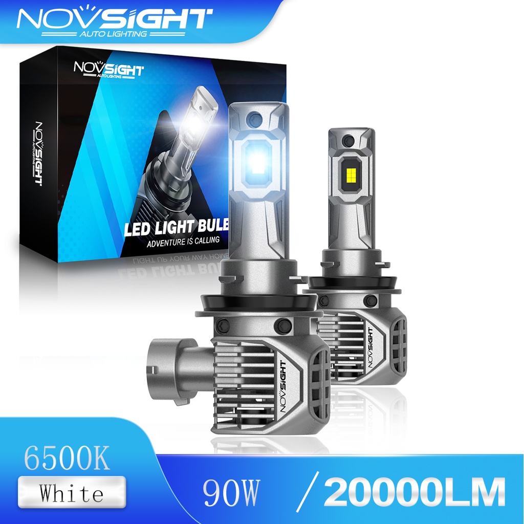 Novsight Car LED Headlight N62 H11 Small size 1:1 design in-line ...