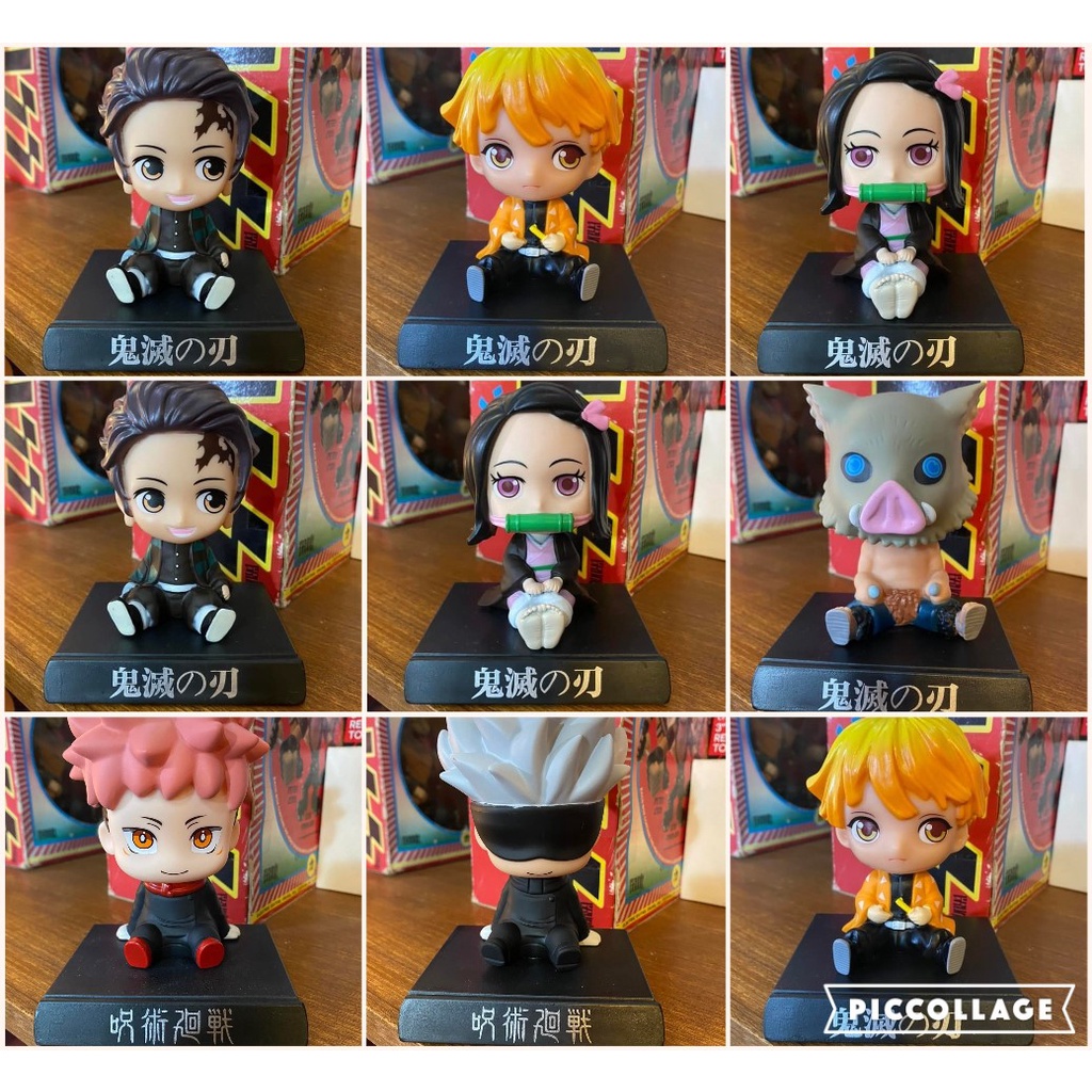 NEZUKO, INOSUKE, ZENITSU, TANJIRO, JUJUTSU SATORU, YUJI BOBBLEHEAD ...