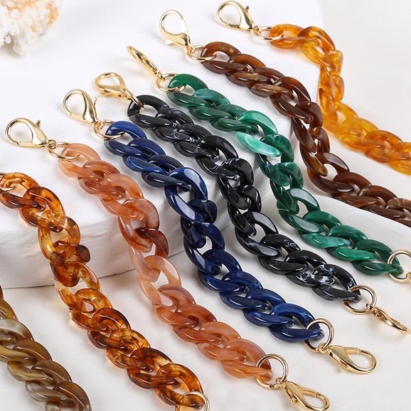 CYCHOME 30cm acrylic chain Metal chain mobile phone chain handbag chain ...