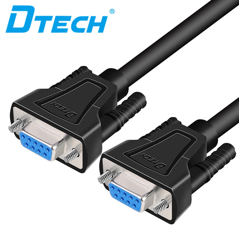 rs232c Serial Port Cable 23 Line Cross 2m Female To Extension COM DB9 ...