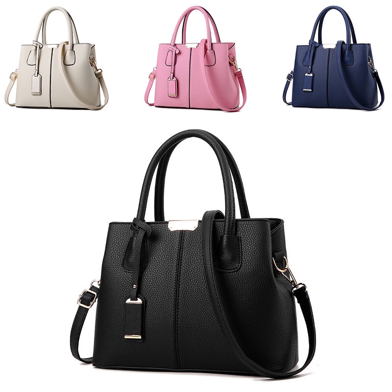 Large Capacity Shoulder Bag for Woman with Keychain Luxury Leather Bags ...