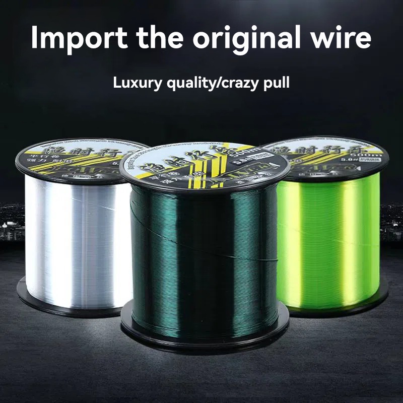 500m new nylon fishing line super power fishing line outdoor fishing ...