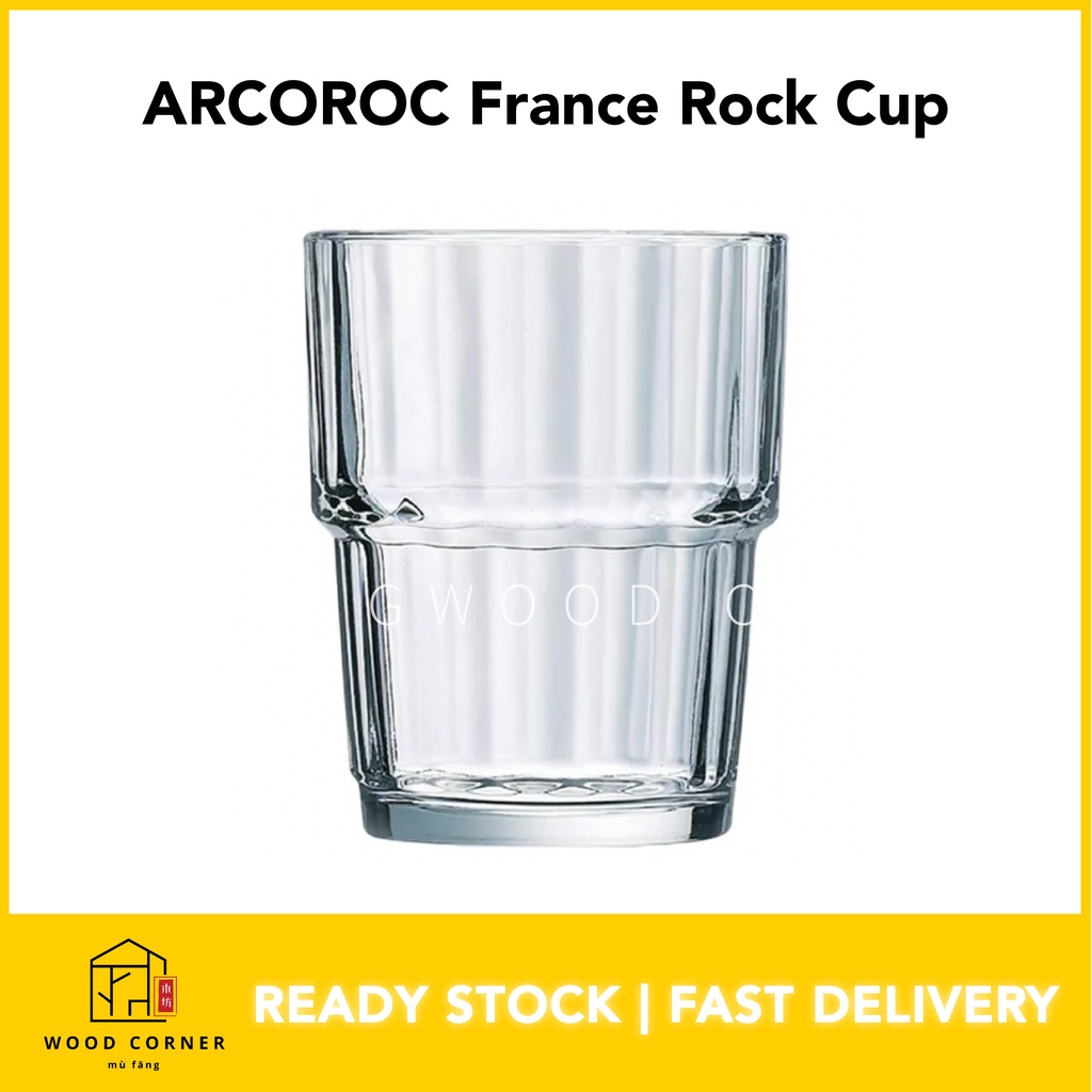 Luminarc ARCOROC Rocks glass 250ml NORVEGE Series Water / Cup | Shopee ...