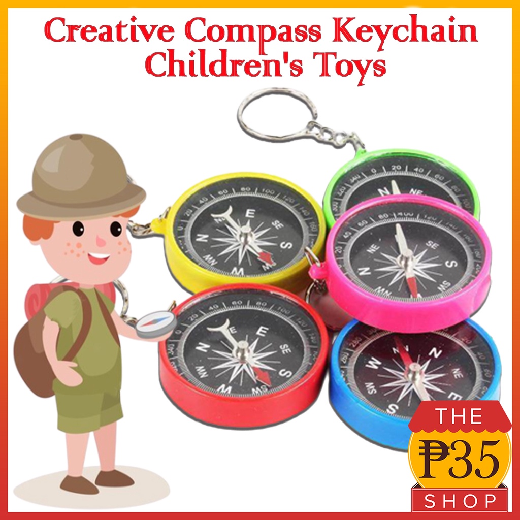 (2pcs) Kids Hiking Pocket Brass Compass Toys for Children Birthday ...