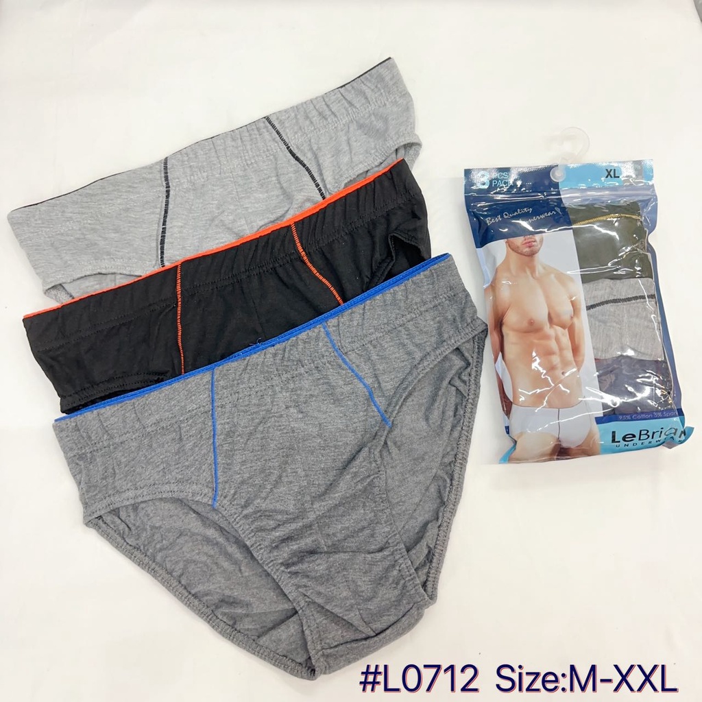 LE BRIAN BRIEF 3IN1 FOR MEN #L0712 | Shopee Philippines