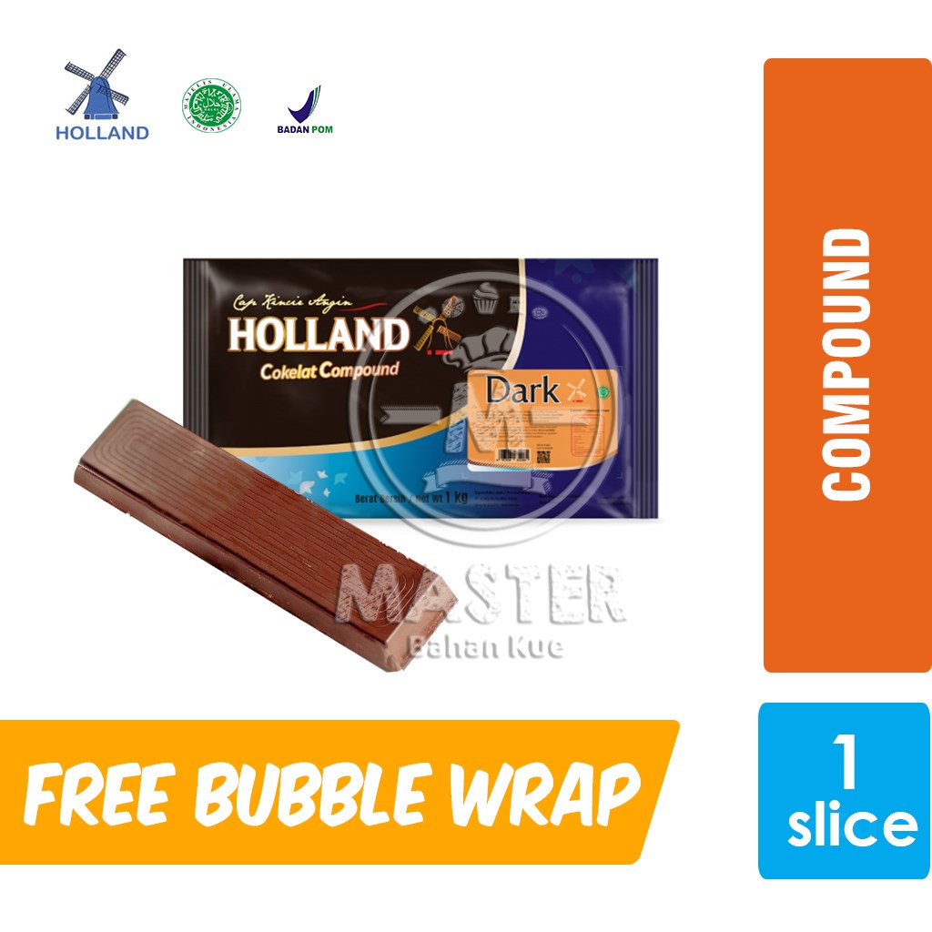 Holland Dark Compound Chocolate Bar Chocolate [1 Piece] | Shopee ...