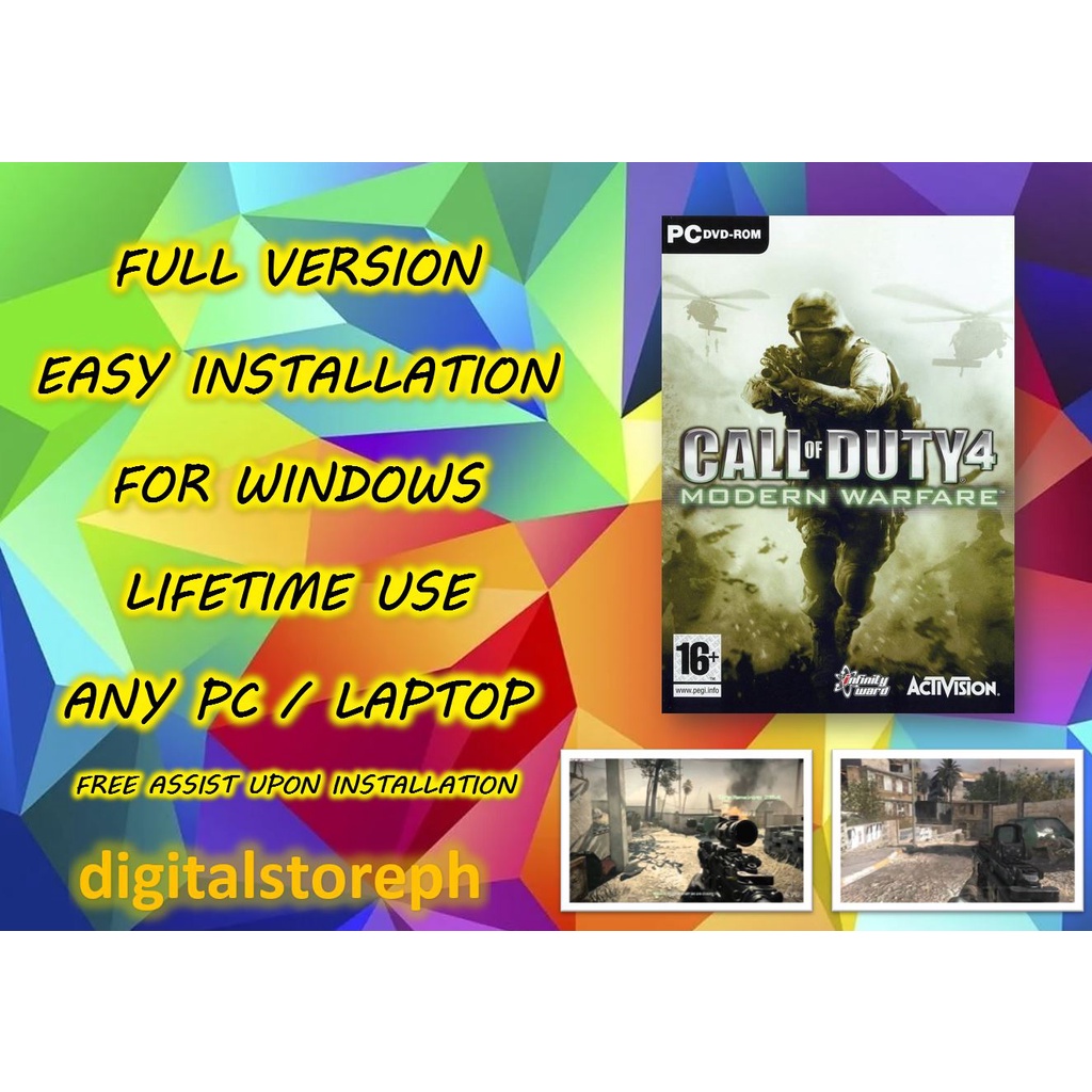 Call Of Duty 4 Modern Warfare PC / Laptop games | Shopee Philippines