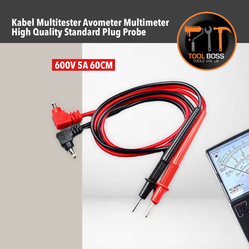Multitester CABLE AVOMETER MULTIMETER HIGH QUALITY STANDARD PLUG PROBE ...