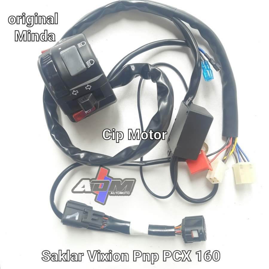 PCX 160 ORIGINAL MINDA SWITCH OEM FOR PCX 160 plug and play | Shopee ...