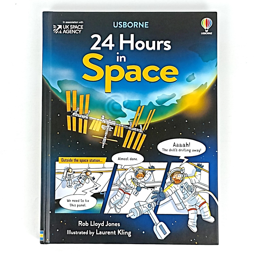 Original Usborne 24 Hours in Space - Leon Books | Shopee Philippines