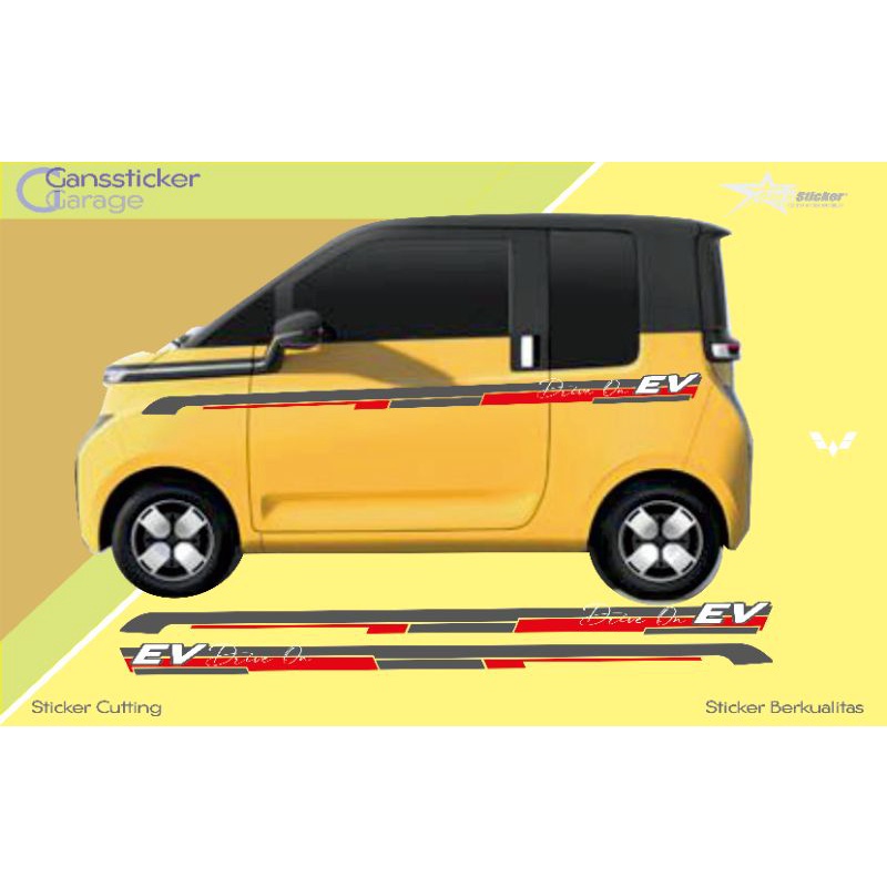 Wuling air ev Car Side stripe sticker | Shopee Philippines