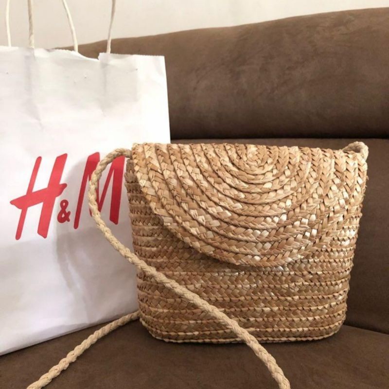 Hnm Rattan Bag (Check description) | Shopee Philippines