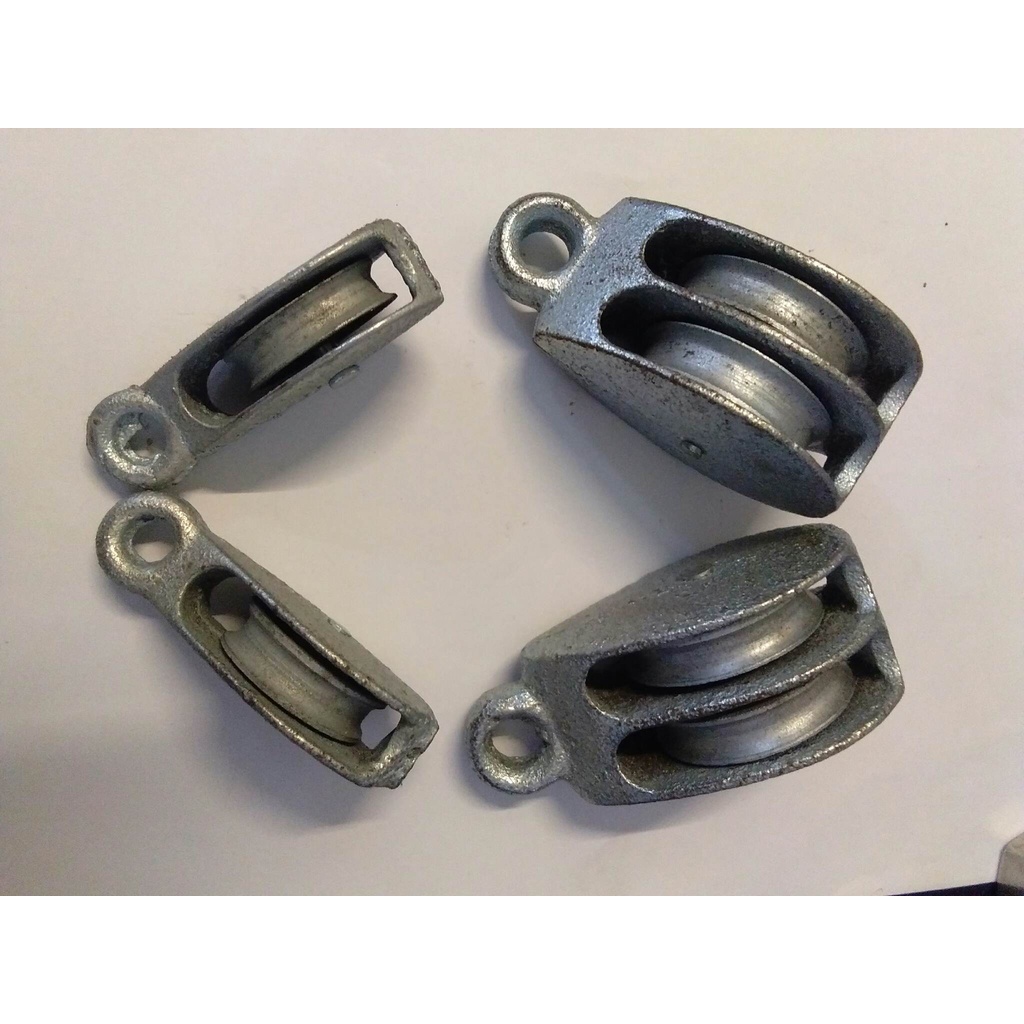 GALVANIZED TACKLE PULLEY (SINGLE WIRE ROPE PULLEY) ♥PER PIECE♥ | Shopee ...