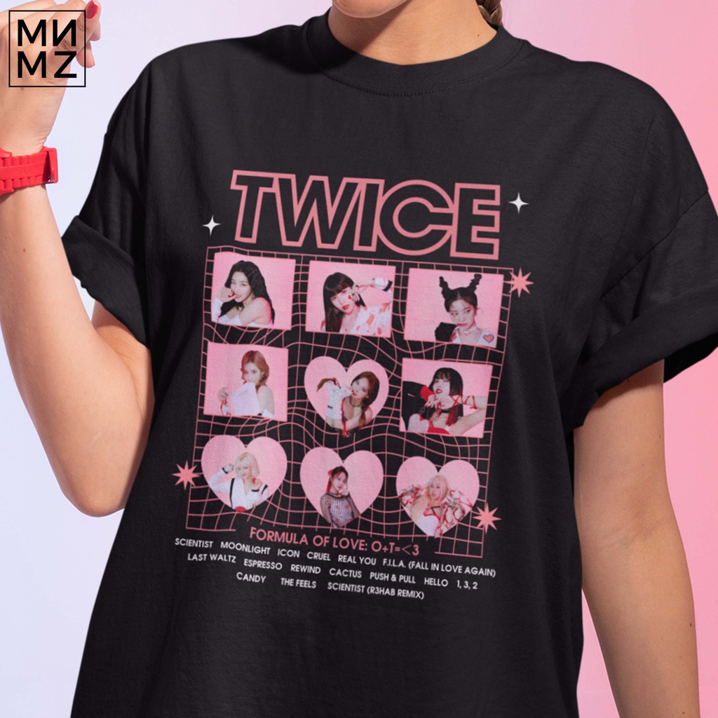 TWICE FORMULA OF LOVE KPOP GRAPHIC PRINTS SHIRT | MINIMIZE TEES ...