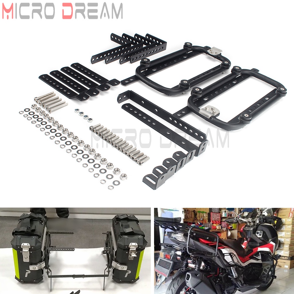 Quick Release Motorcycle Side Boxes Mounting Bracket Kit Universal ...