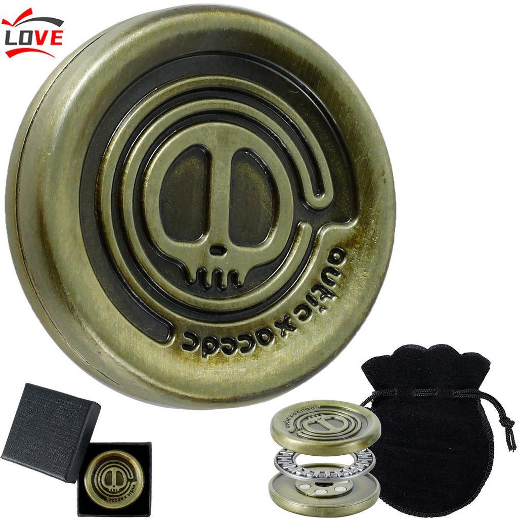 Haptic Coin Fidget Slider EDC Metal Fidget Toys for Adults ADHD Autism ...